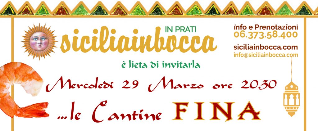 I vini di Marsala con le Cantine Fina! - Sicilia in Bocca